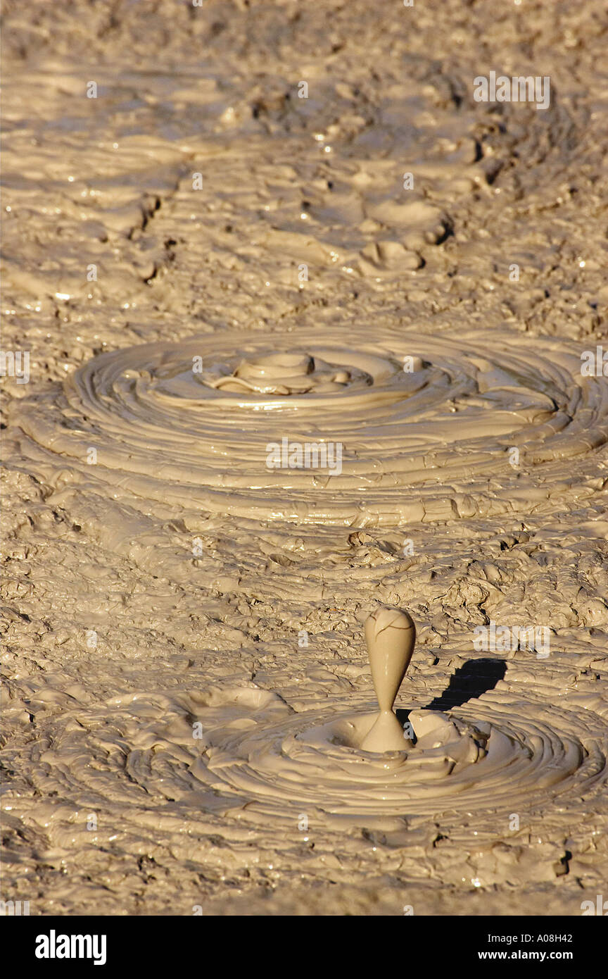 Boiling Mud in thermal area Rotorua Stock Photo - Alamy