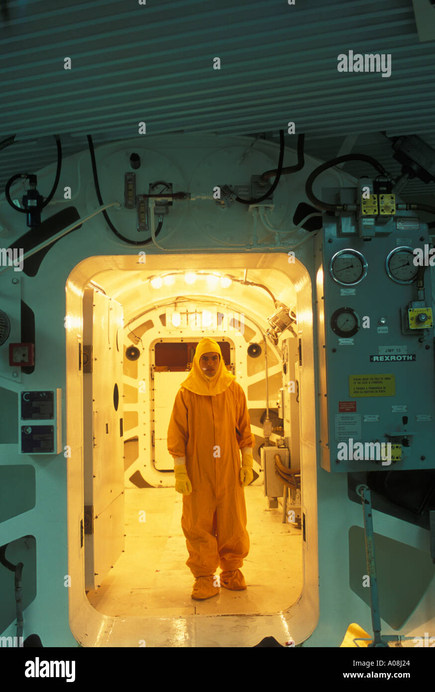 Nuclear plant Angra 2 city Angra do Reis state of Rio de Janeiro Brazil ...