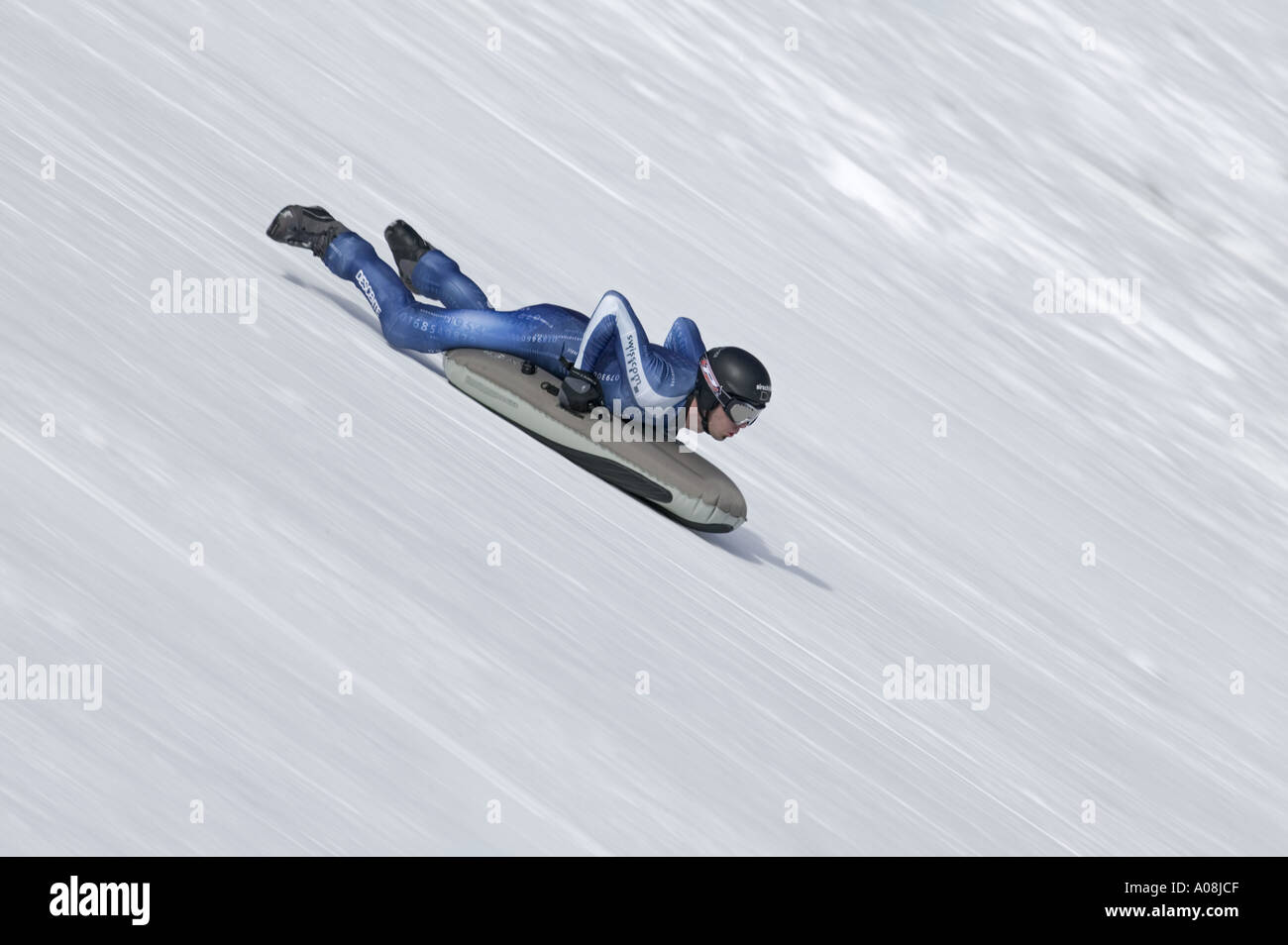 Airboard World Record on Snow Stock Photo - Alamy