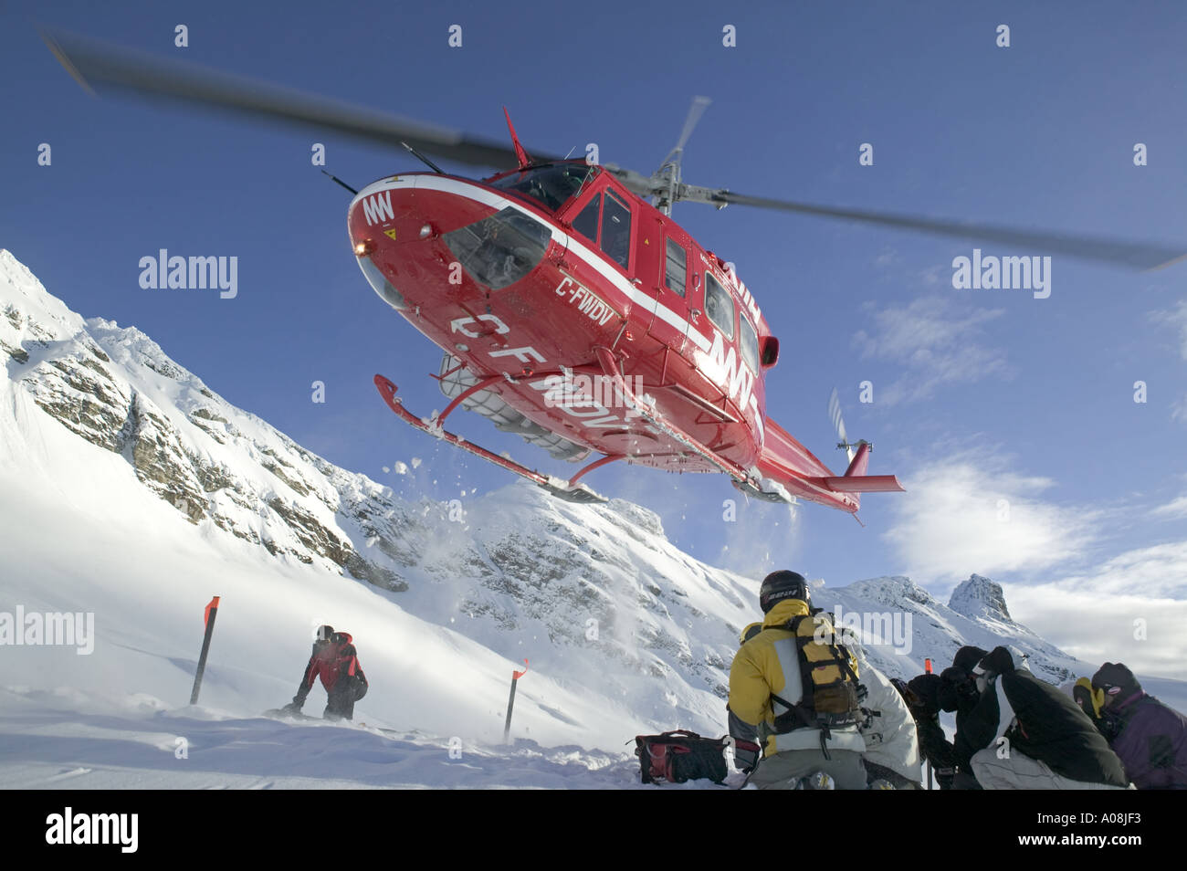 Bell 212 helicopter ski hi-res stock photography and images - Alamy