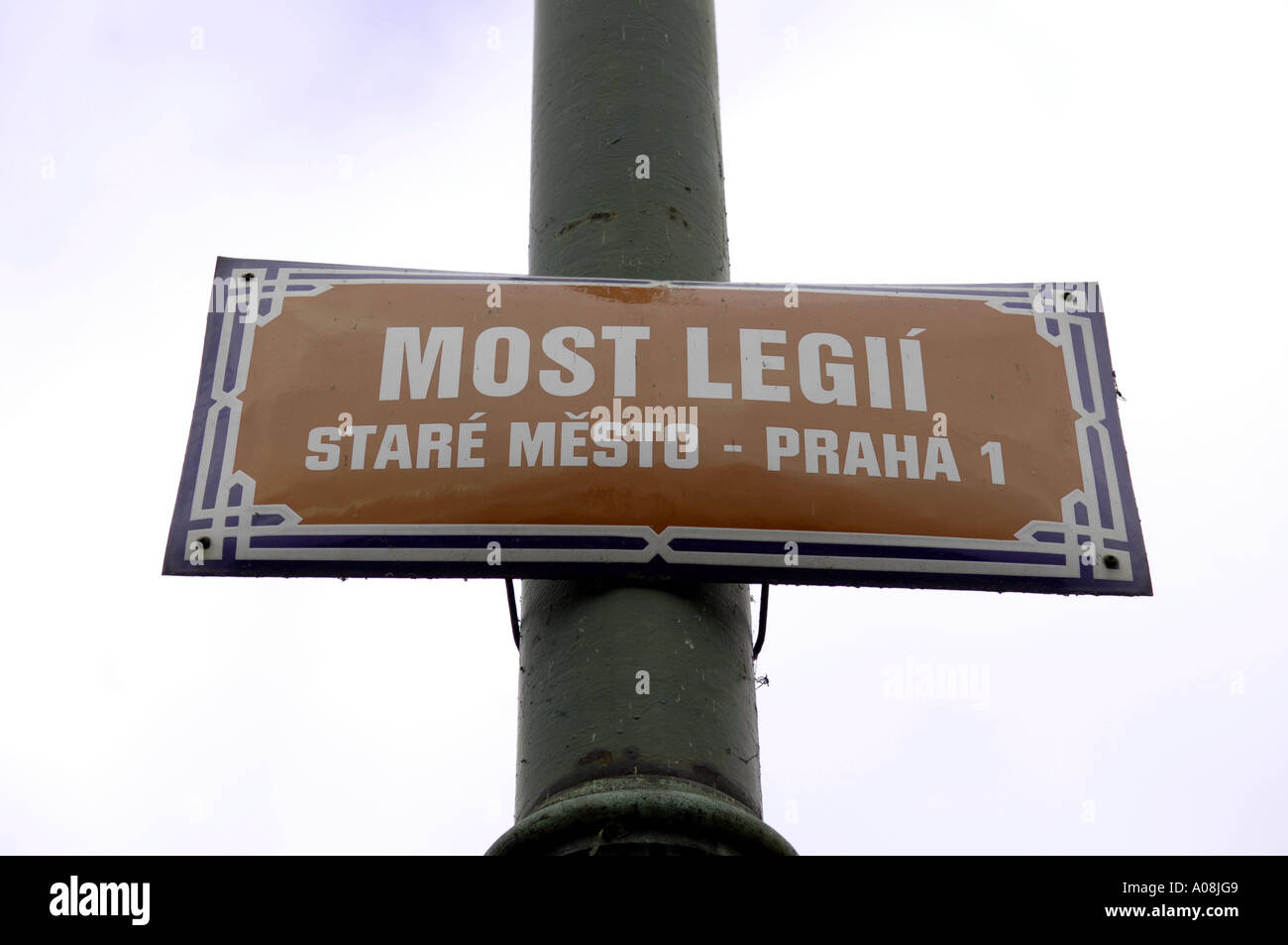 red sign prague Stock Photo - Alamy