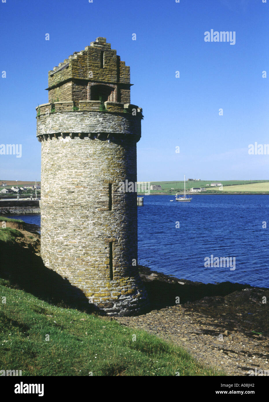 dh Dovecot Balfour Castle SHAPINSAY ISLAND ORKNEY ISLES Dovecot tower ...