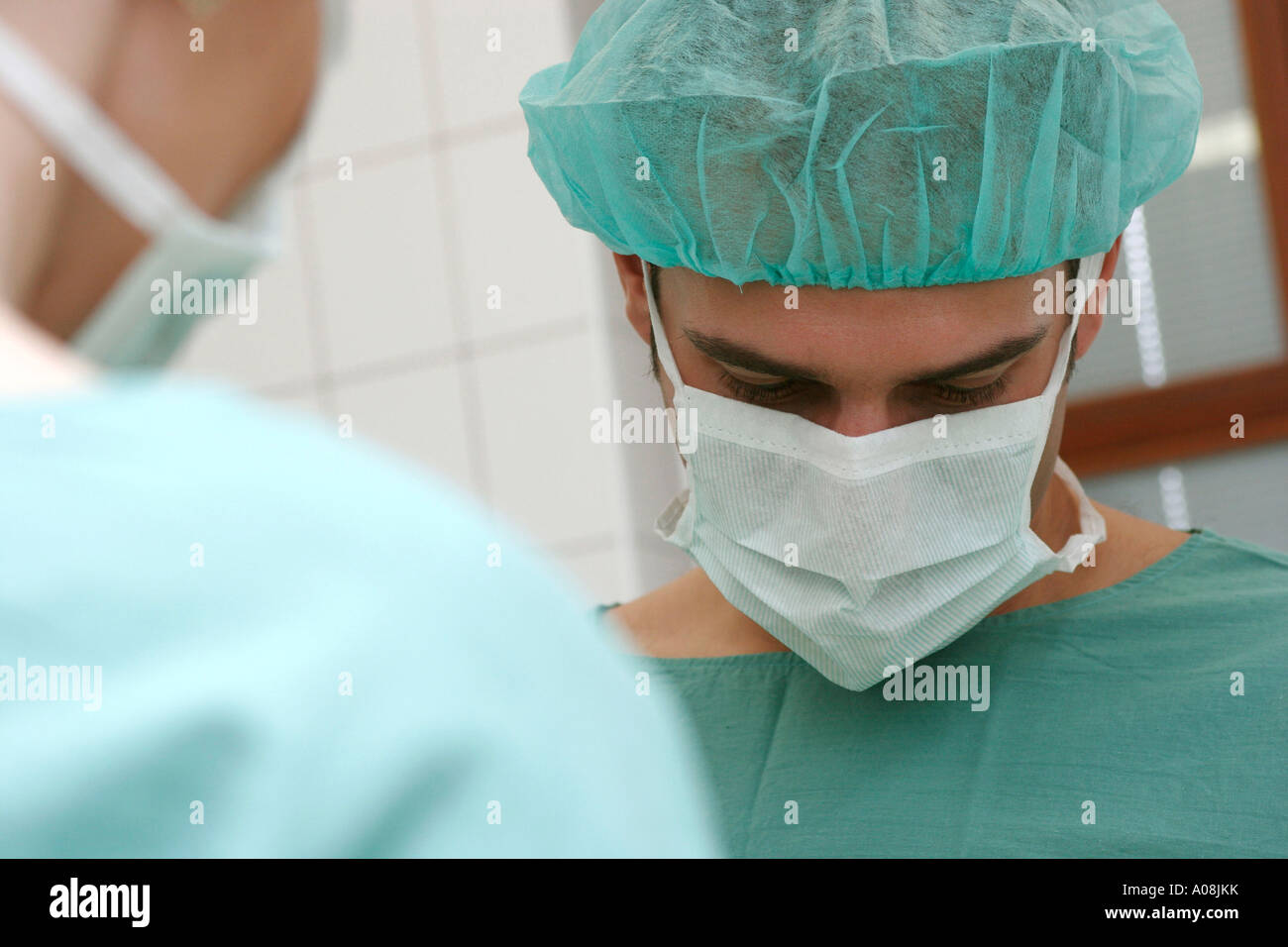 Aerzte im Operationssaal Portrait, doctors at operating room portrait ...