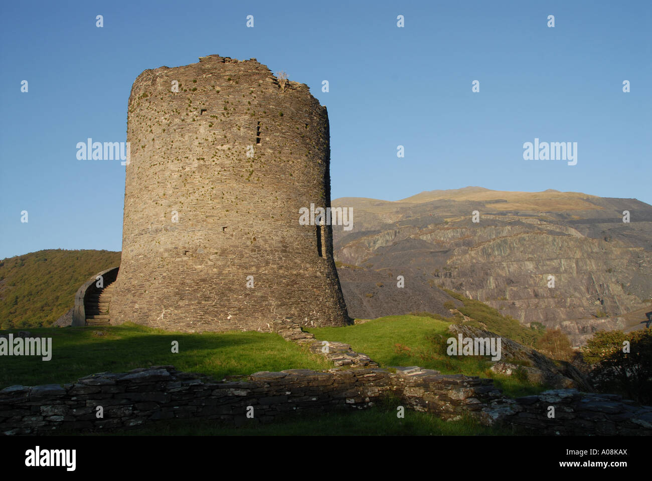 Dolbadarn Castle Llanberis Snowdonia North West Wales Stock Photo - Alamy