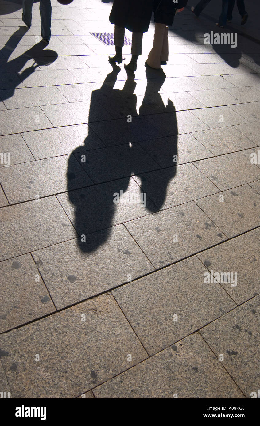 shadow of people walking Stock Photo - Alamy