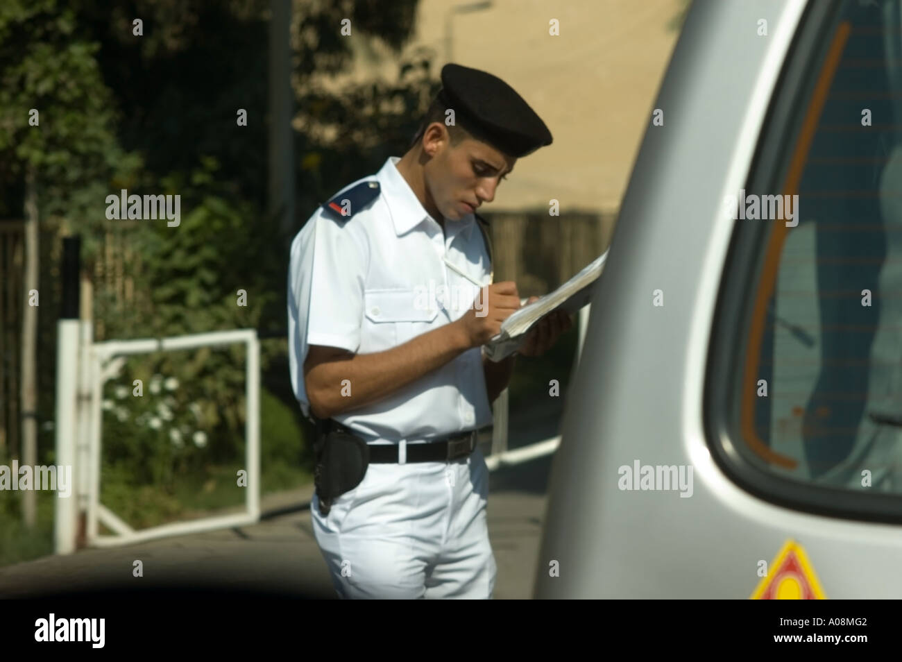 Traffic policeman, Cairo, Egypt, Africa Stock Photo - Alamy