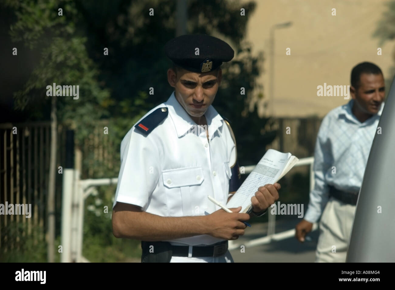 Traffic policeman, Cairo, Egypt, Africa Stock Photo - Alamy