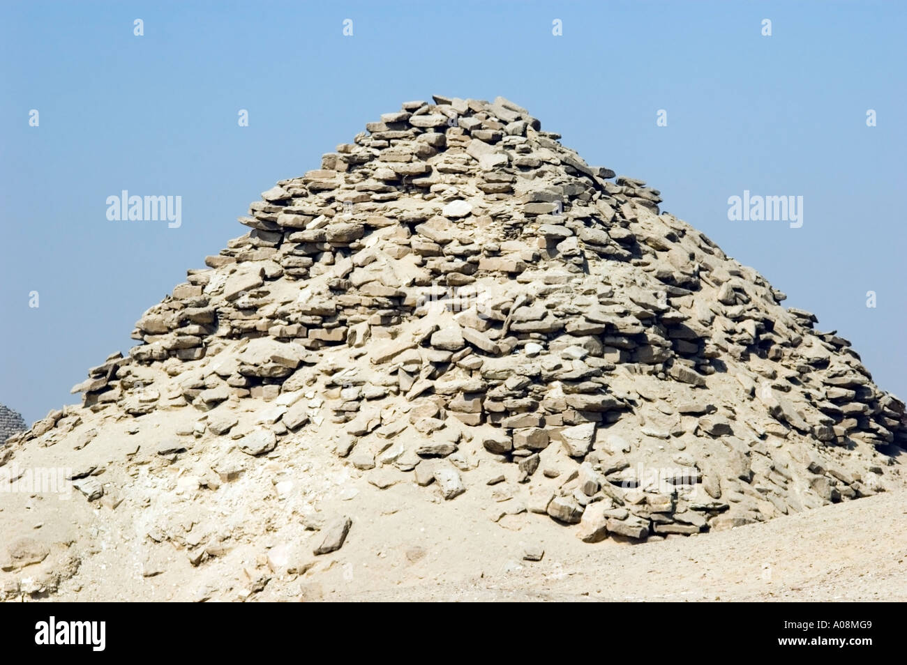 Mastaba pyramid tomb at Saqqara pyramid complex, Saqqara Nile Valley ...