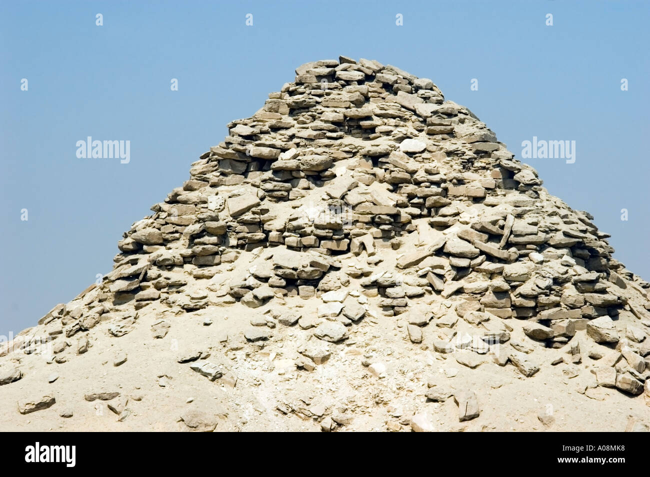 Mastaba pyramid tomb at Saqqara pyramid complex, Saqqara Nile Valley ...