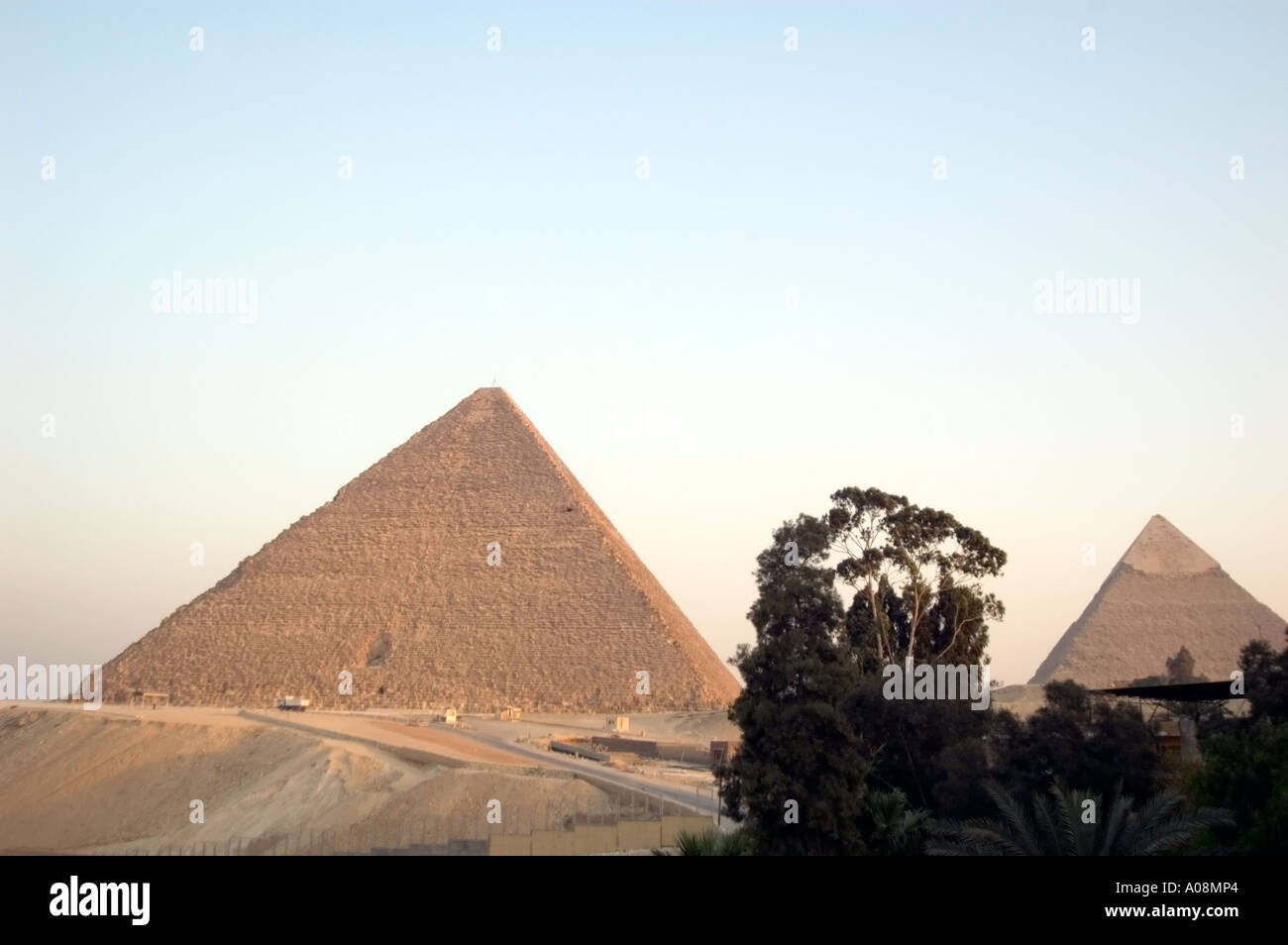 The great Pyramids at Giza, Cairo, Egypt, Africa Stock Photo - Alamy