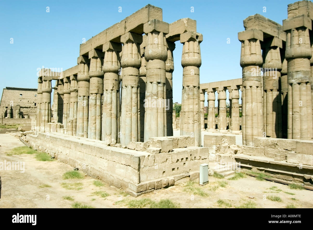 The Temple of Luxor in the ancient city of Thebes, Luxor, Egypt Stock ...