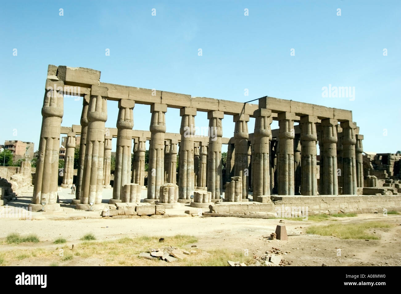 The Temple of Luxor in the ancient city of Thebes, Luxor, Egypt Stock ...