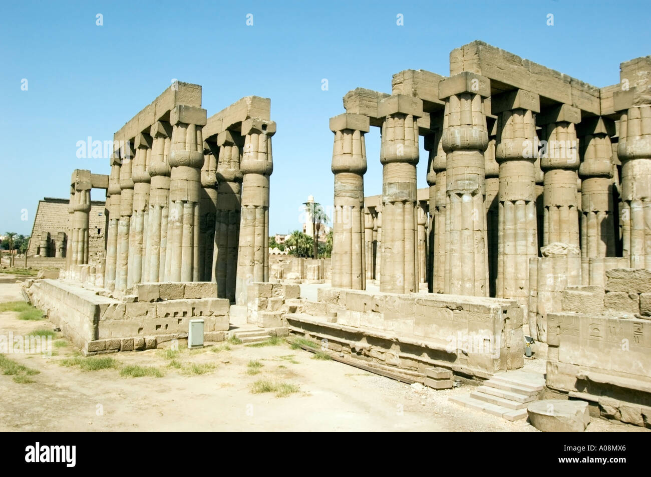The Temple of Luxor in the ancient city of Thebes, Luxor, Egypt Stock ...