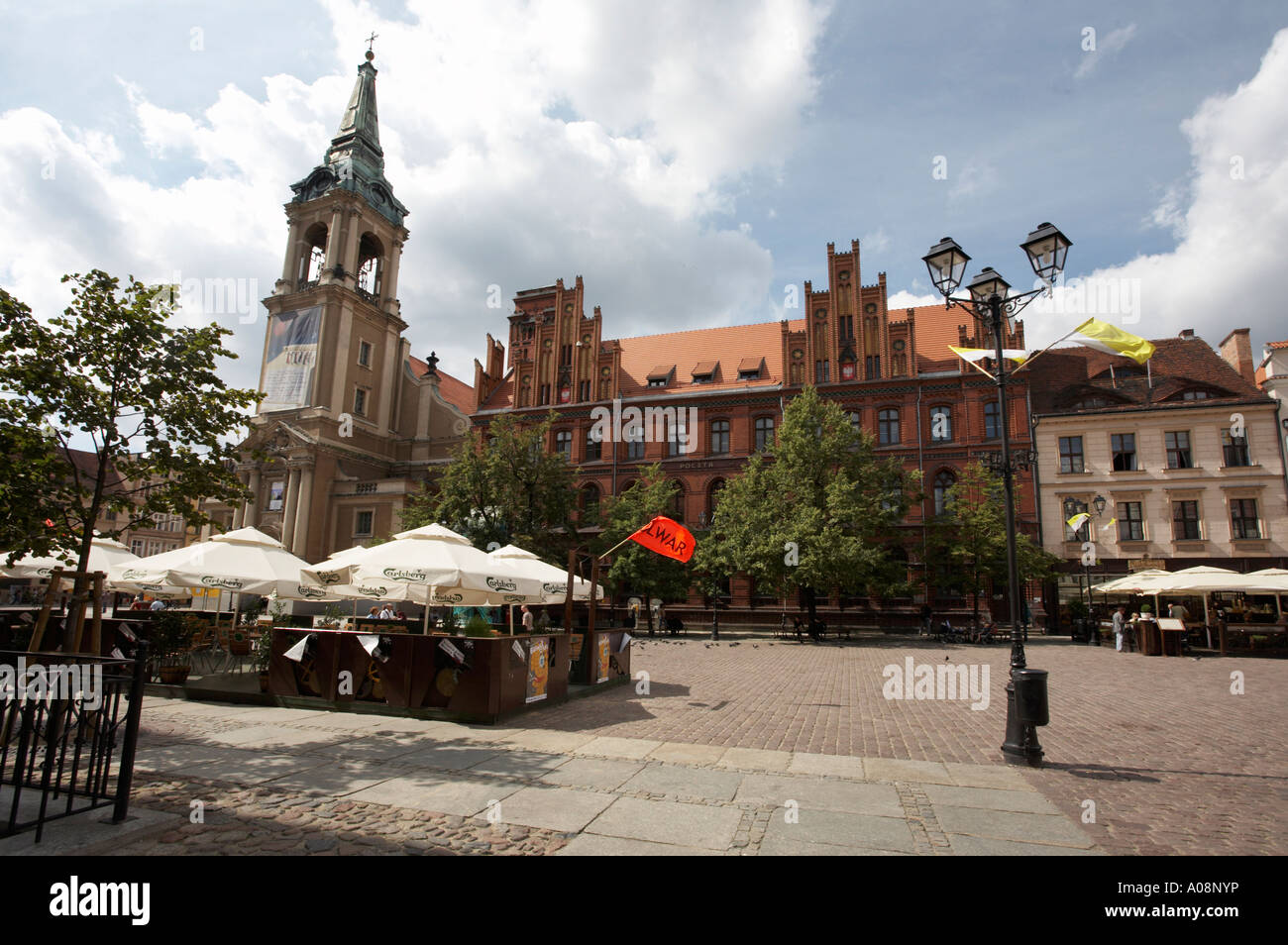 Old town square Torun Stock Photo - Alamy