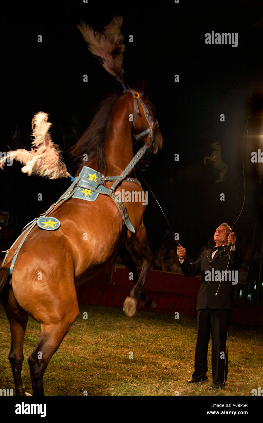 A traditional circus travelling through Poland Stock Photo - Alamy