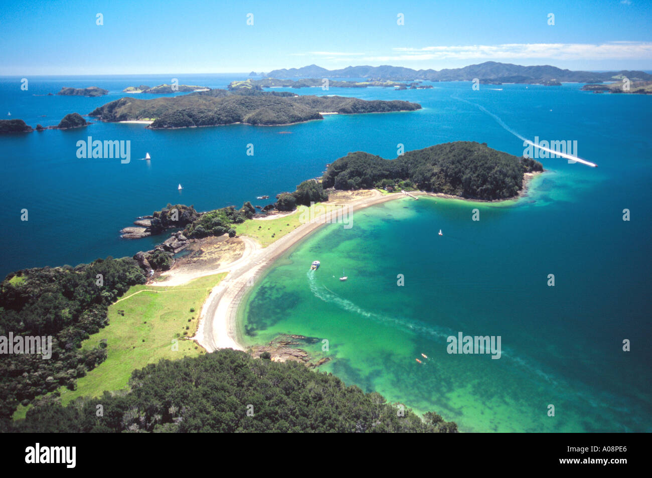 Motuarohia Island Roberton Island Bay of Islands Northland New Zealand ...
