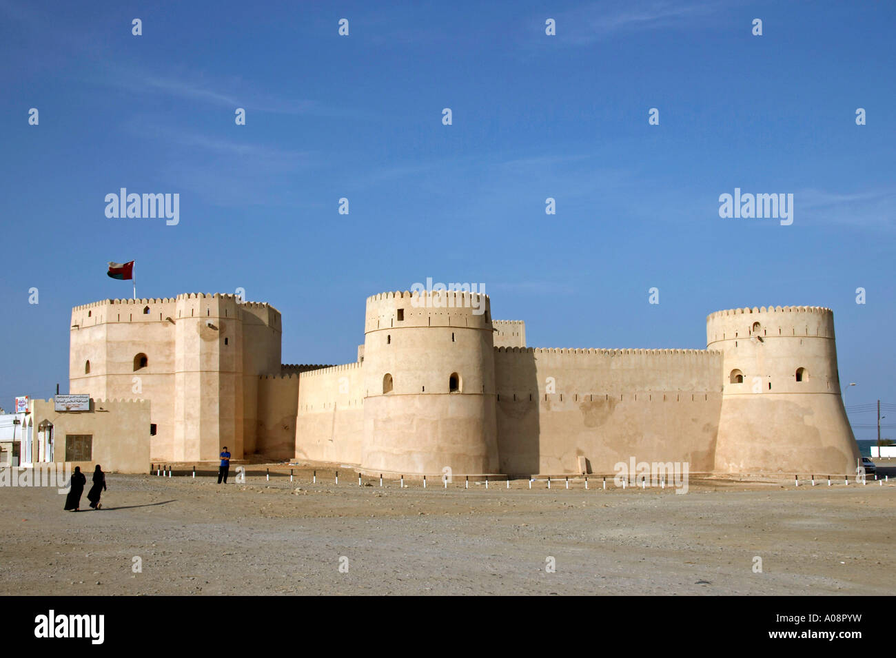 Oman das Fort in Barka, Fort of Barka Stock Photo - Alamy