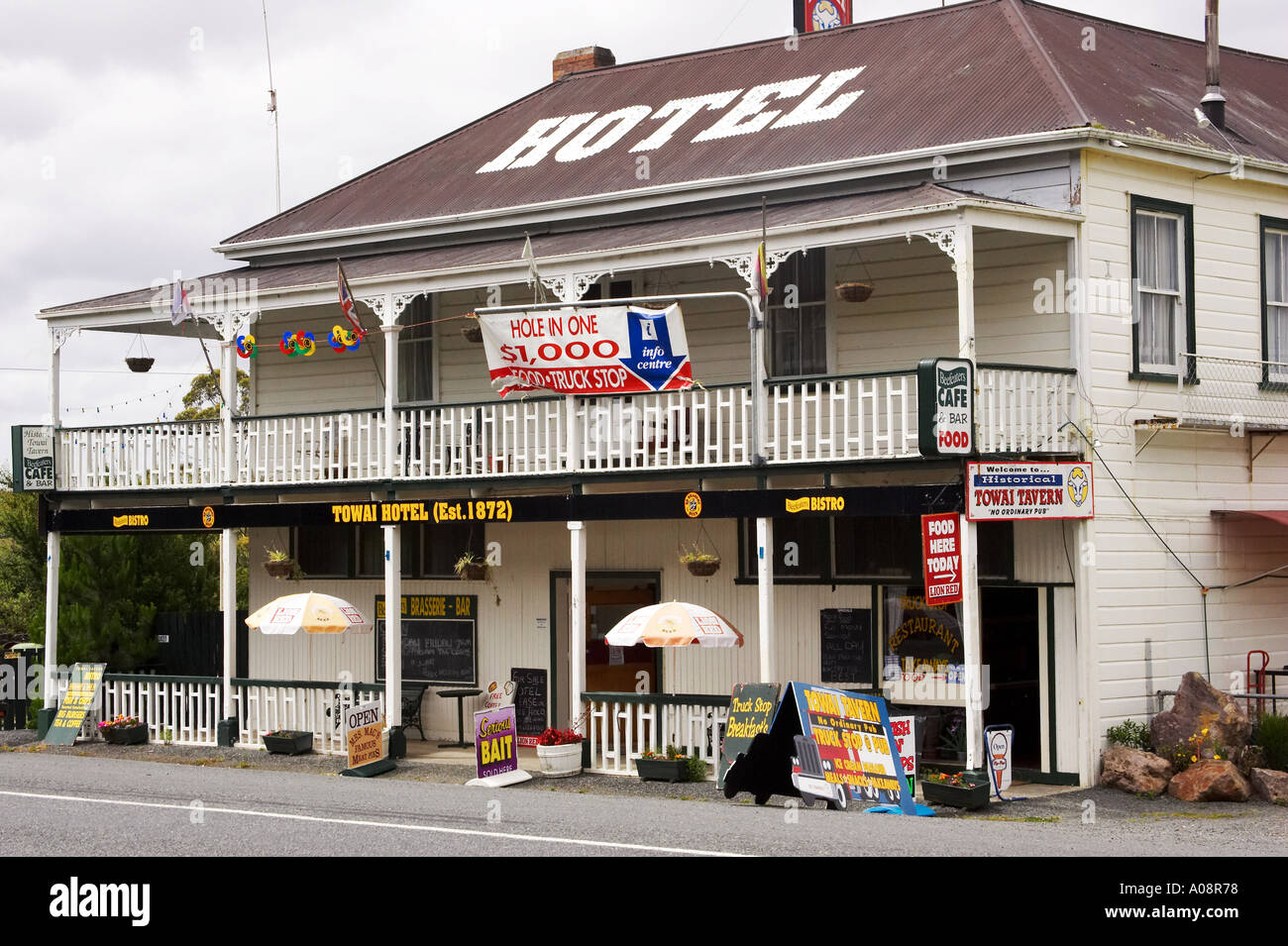 Historic Towai Hotel Northland New Zealand Stock Photo - Alamy