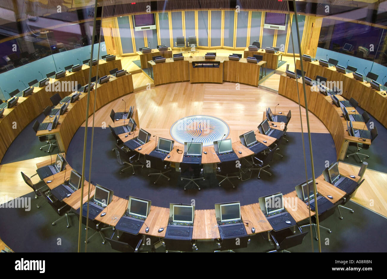 Chamber of the Welsh National Assembly Cardiff Bay Cardiff South ...
