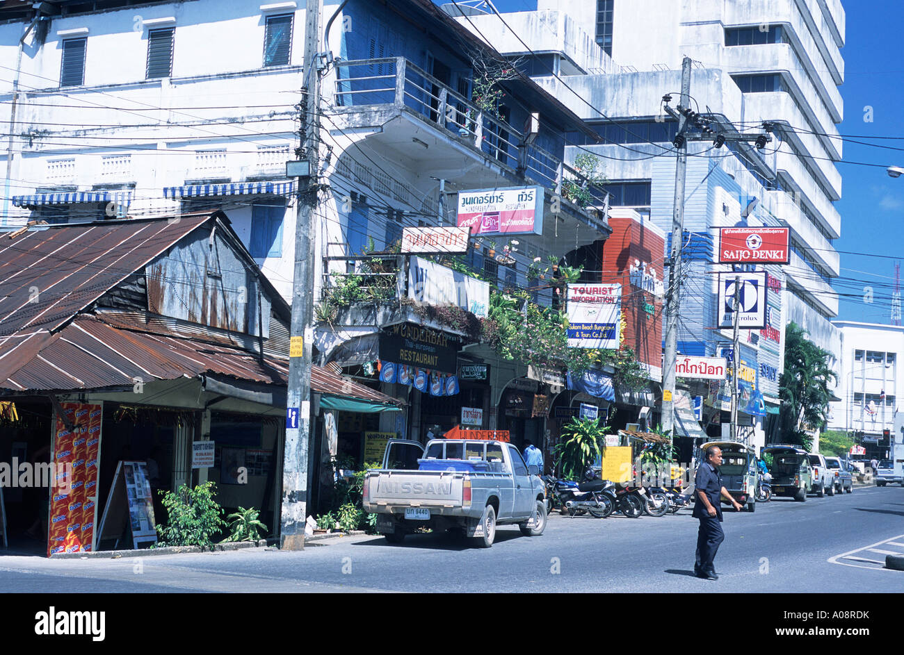View of Downtown Trang Stock Photo - Alamy