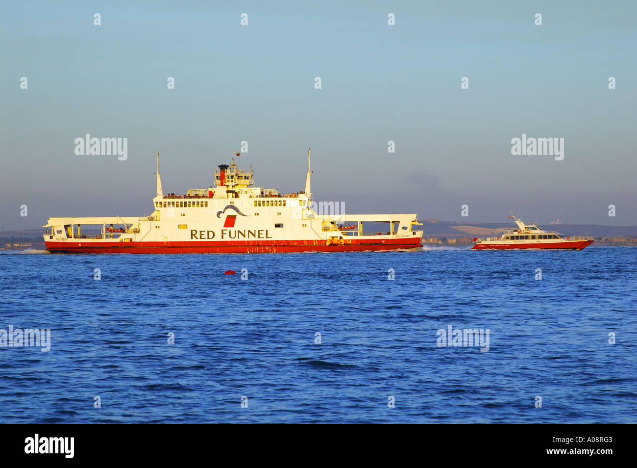 Red Jet Ferries , The Solent, Cowes, Isle of Wight, England, UK, GB ...