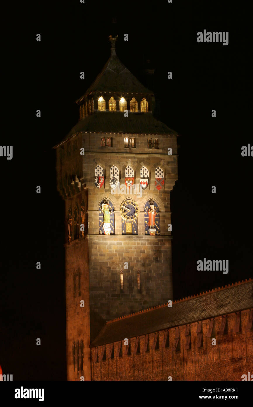 Cardiff city lighting hi-res stock photography and images - Alamy