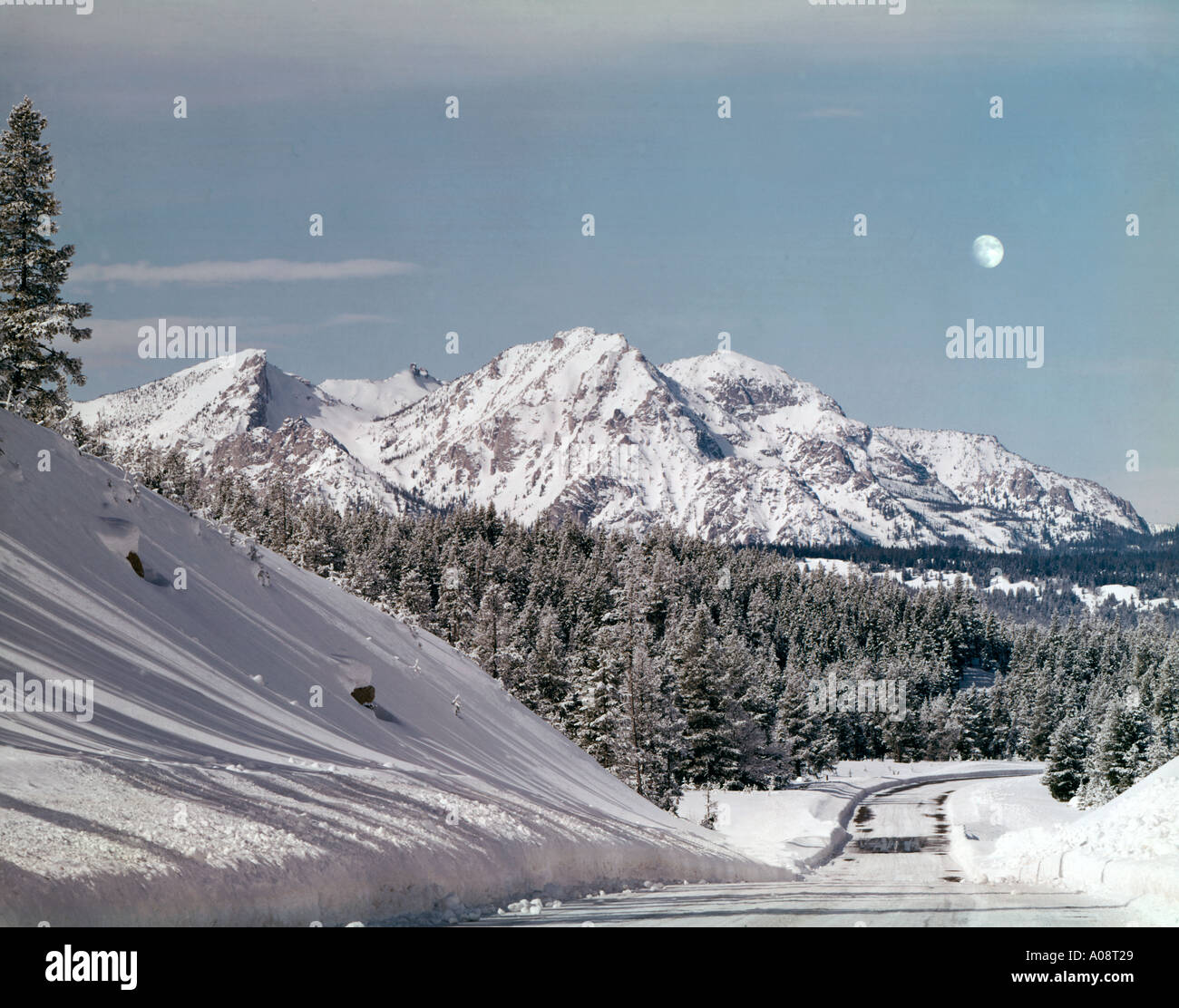 Sawtooth National Recreation Area of Idaho showing distant peaks and ...