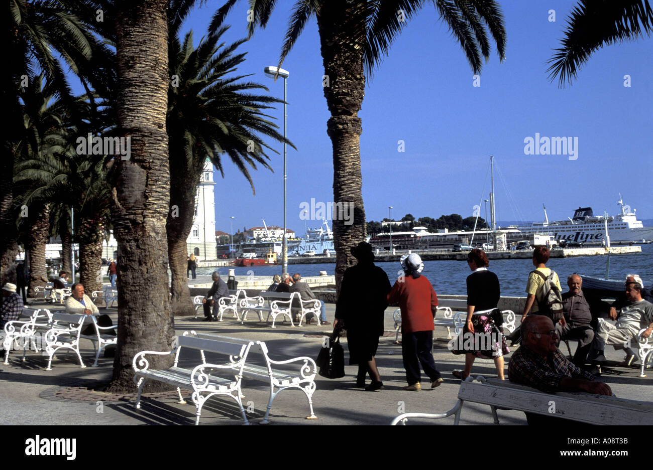 Afternoon Promenade The Riva Waterfront overlooking the Harbour The ...