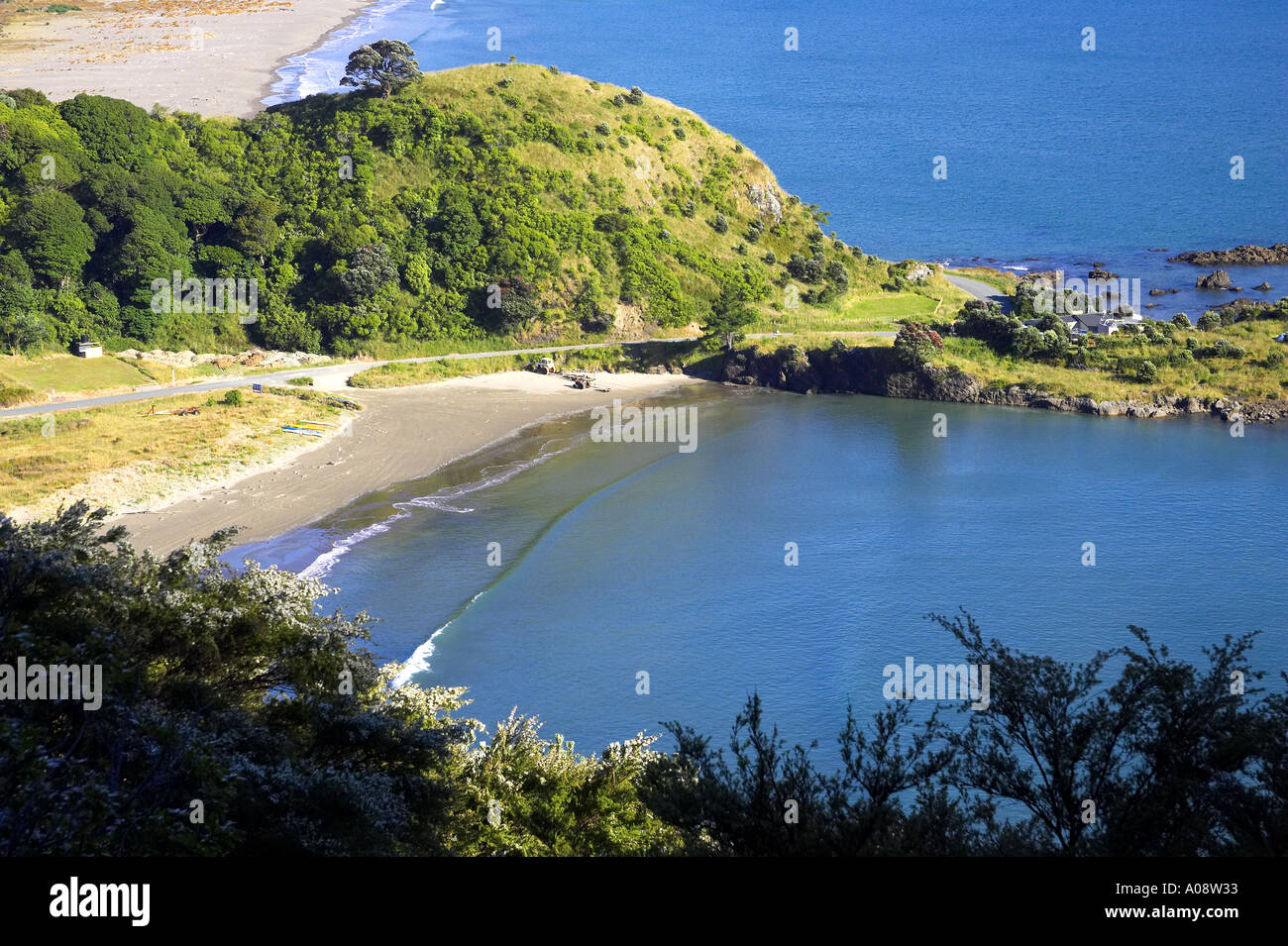 Onepoto Bay Hicks Bay Eastland New Zealand Stock Photo - Alamy