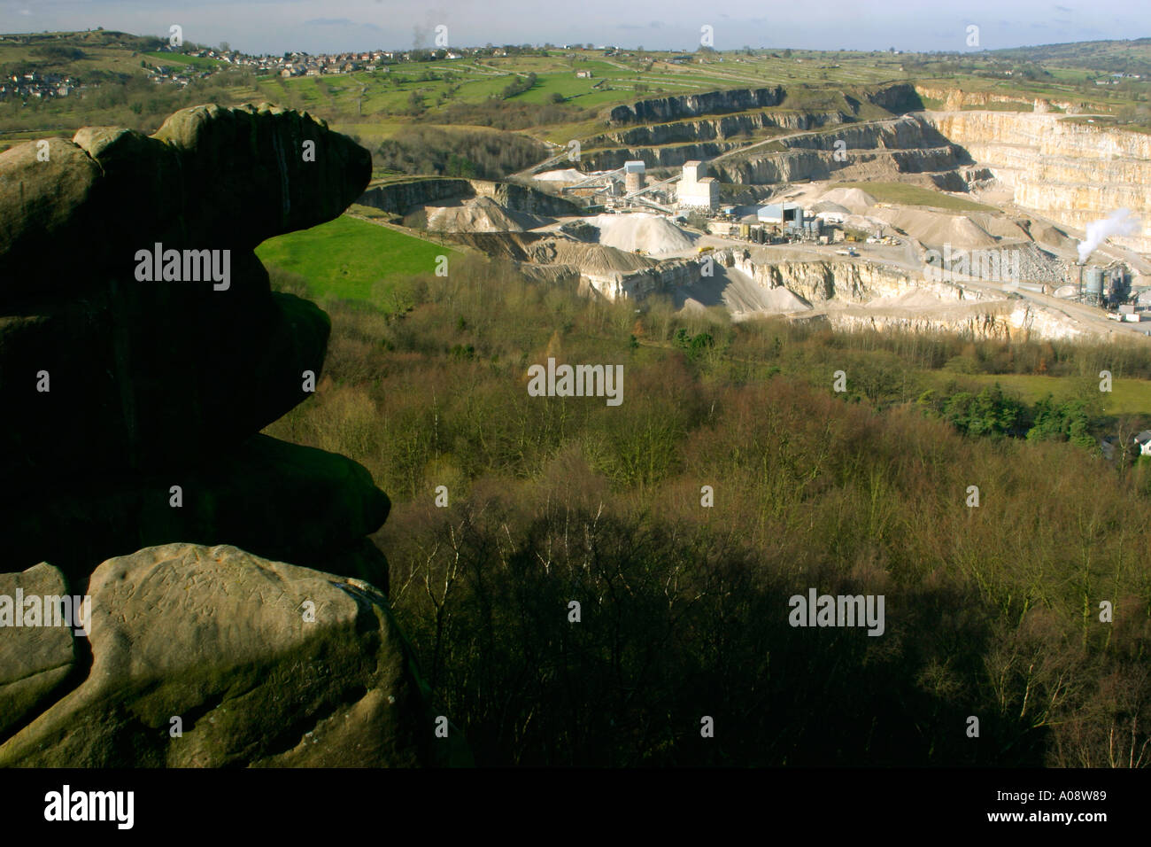 Dene quarry matlock hi-res stock photography and images - Alamy