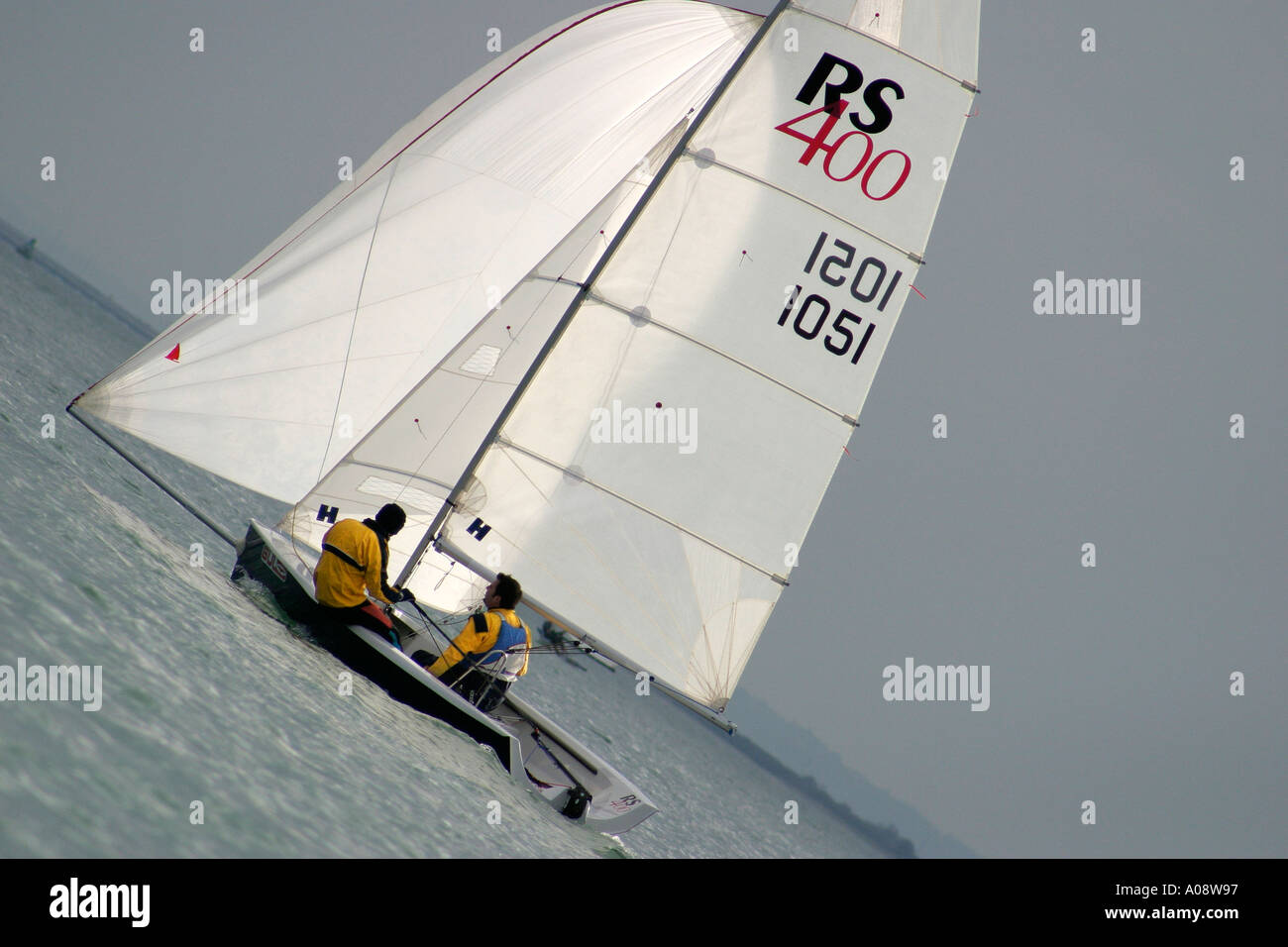 RS400 Sailing Boat Stock Photo - Alamy