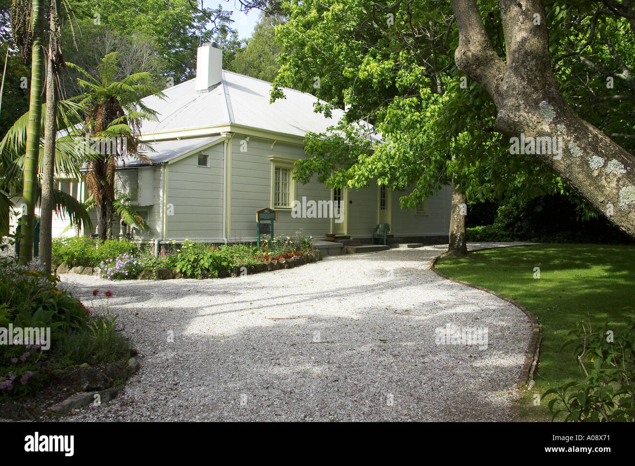 Historic Te Papa Mission Station The Elms Tauranga New Zealand Stock ...