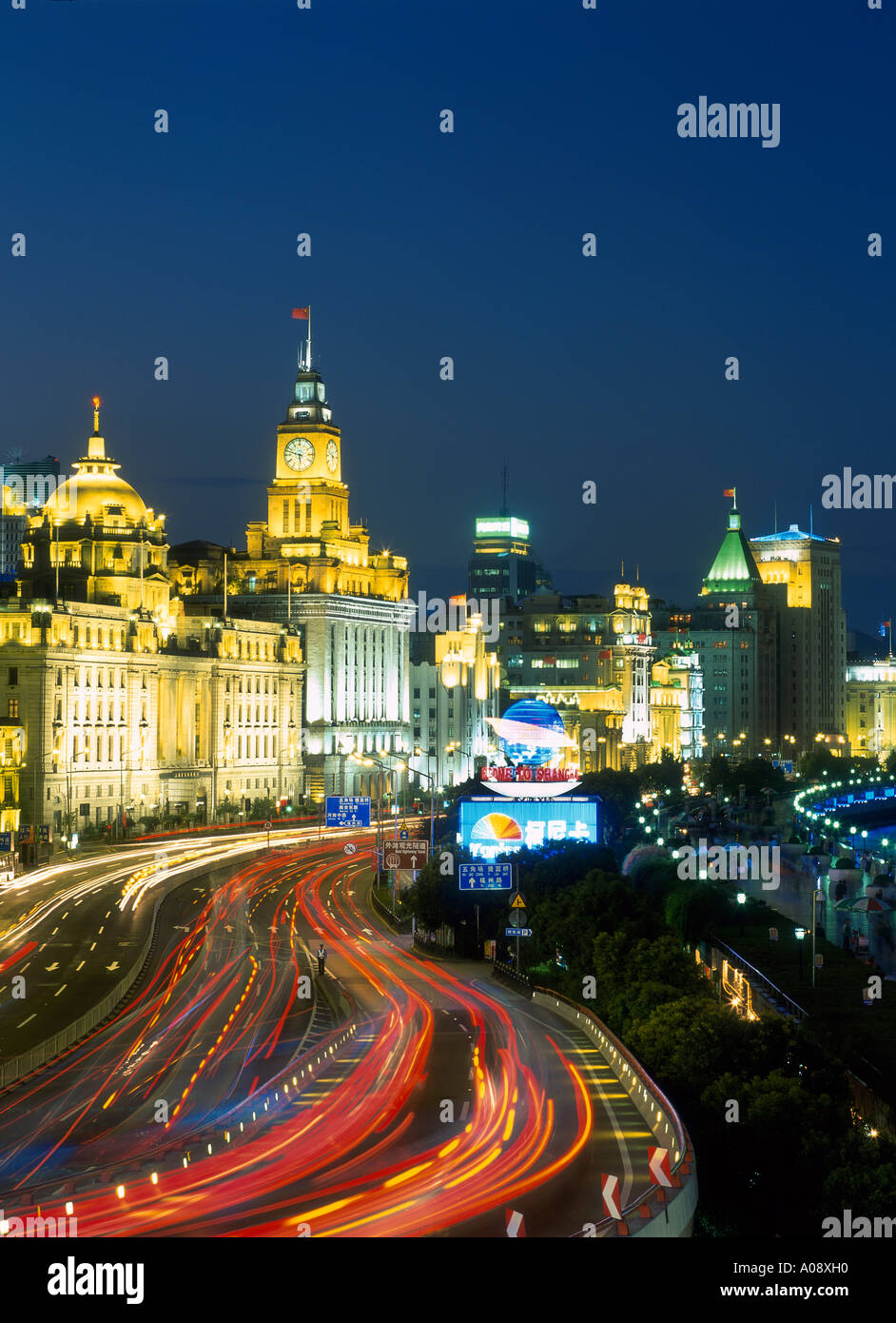 China, Shanghai, Whampoa River Bund Stock Photo - Alamy