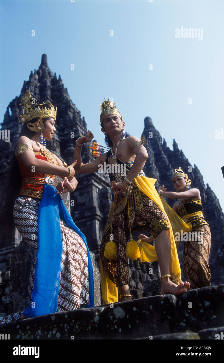 Java, Prambanan, Ramayana Dancing Stock Photo - Alamy