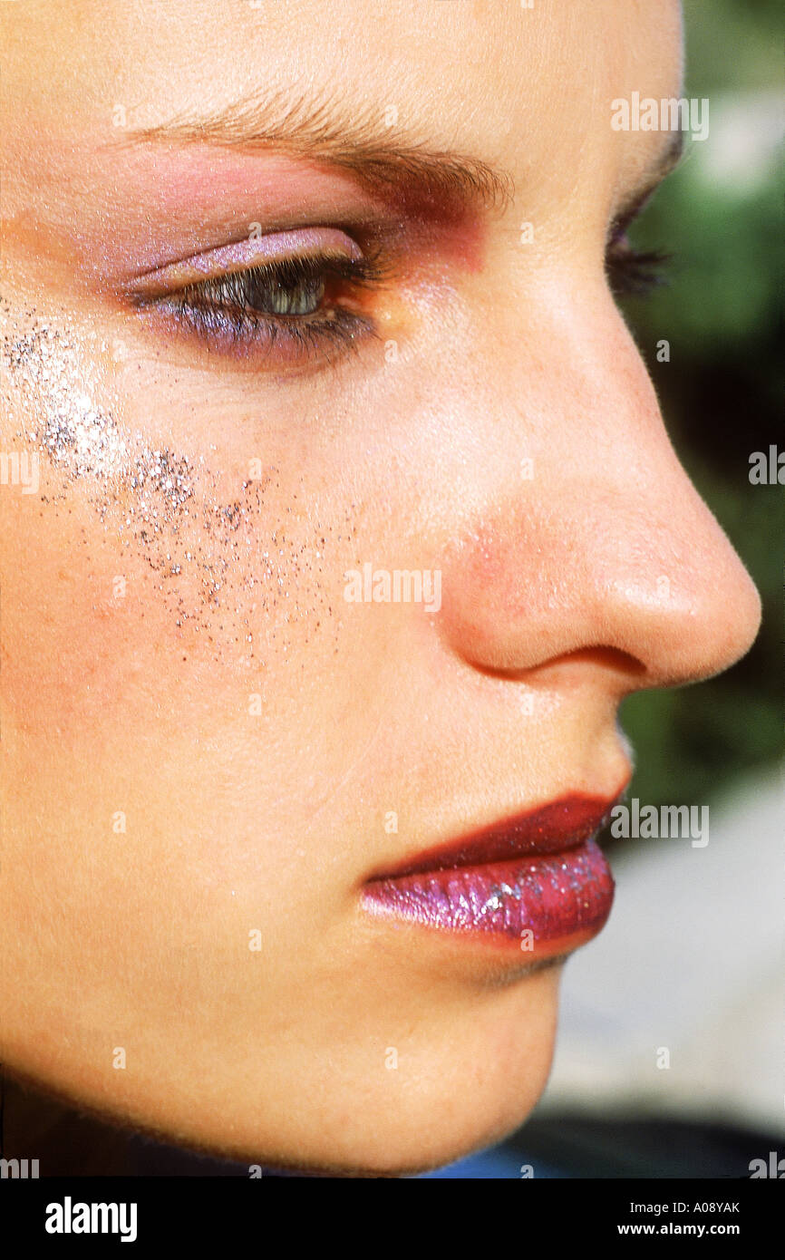 Woman face shadow profile standing hi-res stock photography and images ...