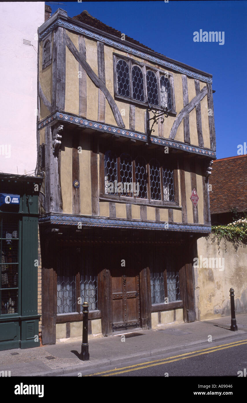Timber framed building Canterbury Kent UK Stock Photo - Alamy