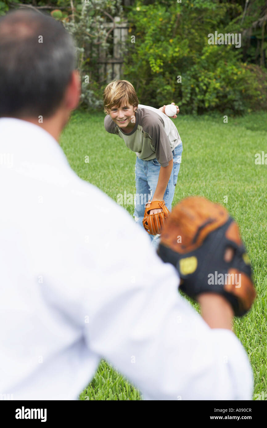 Boy throwing head back hi-res stock photography and images - Alamy
