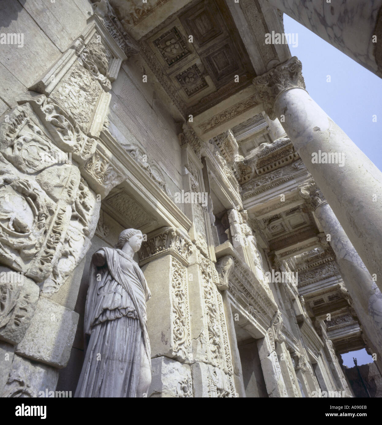 Library of Celsus Ephesus Turkey Stock Photo - Alamy