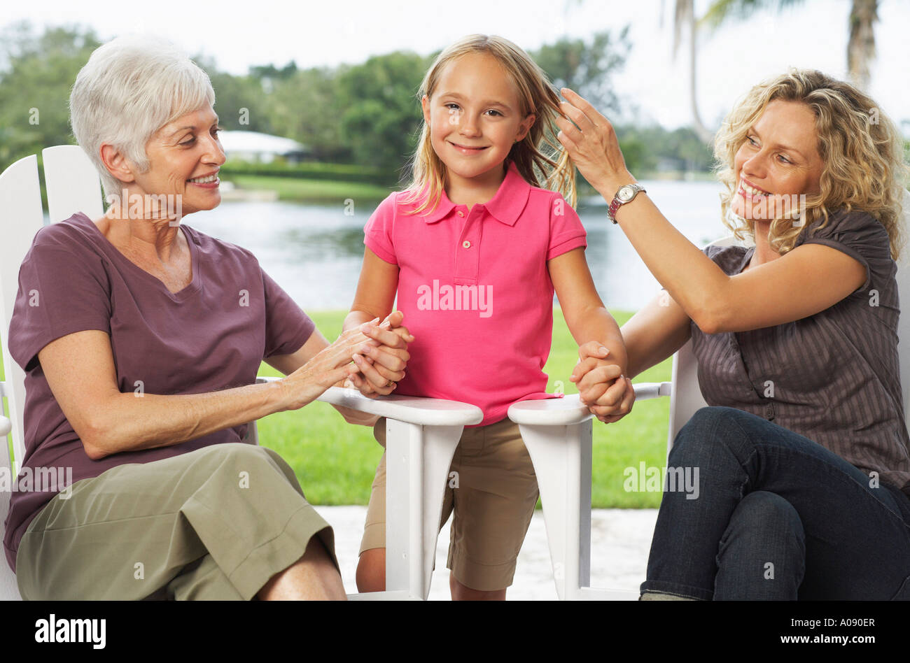 Three Generations Of The Same Family High Resolution Stock Photography ...