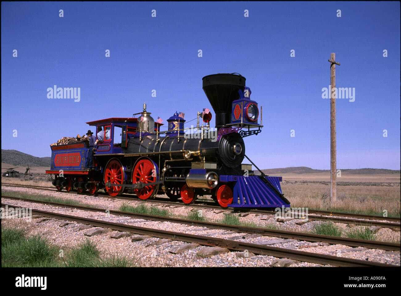 central pacific steam locomotive "jupiter "at golden spike historic ...