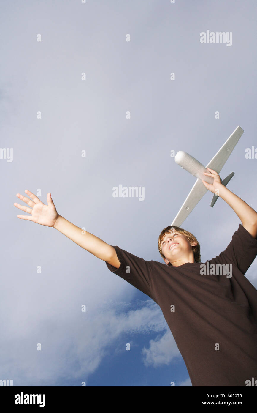Boy Sky Plane High Resolution Stock Photography and Images - Alamy