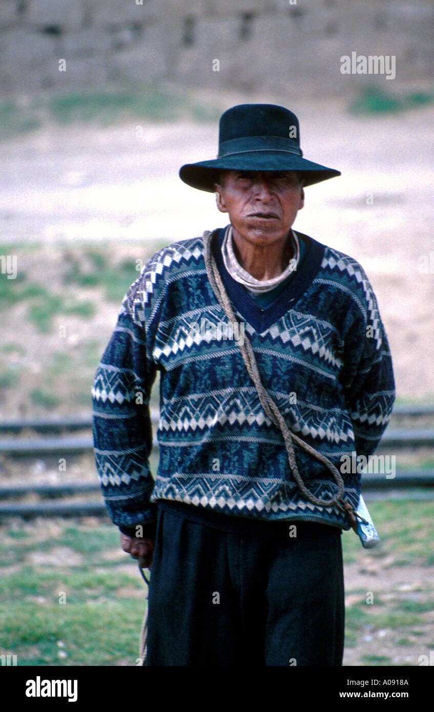 Old Peruvian Man, Cusco, Peru, South America Stock Photo - Alamy