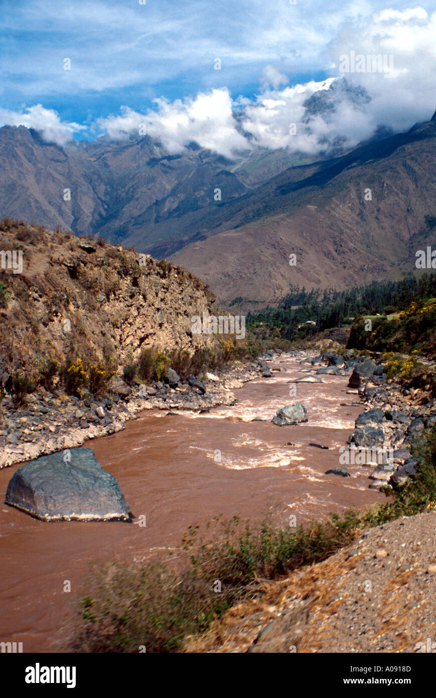 Rio Urubamba Near Machu Picchu, Peru, South America Stock Photo - Alamy
