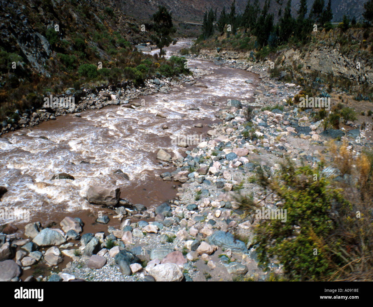 Rio Urubamba Near Machu Picchu, Peru, South America Stock Photo - Alamy