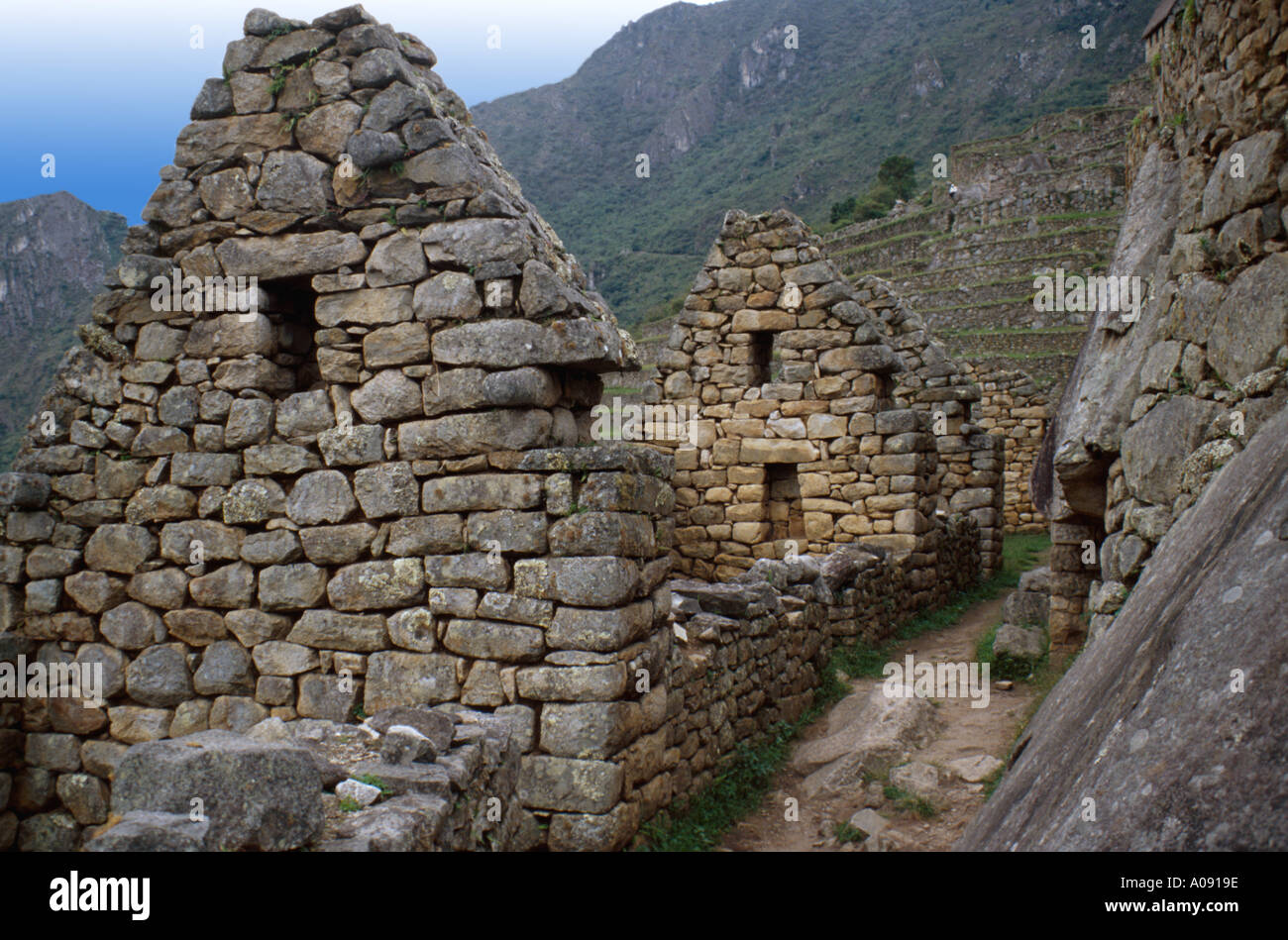 Inca Architecture, Machu Picchu, Peru, South America Stock Photo - Alamy
