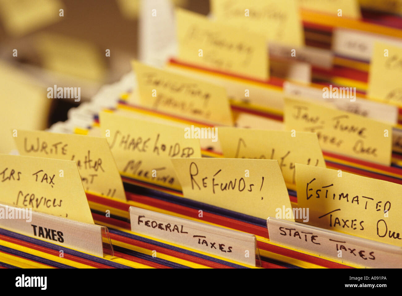 Small Business overload tax time pressure out of control filing system ...