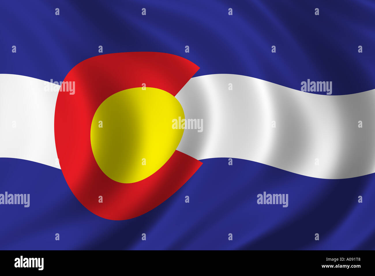 Flag of Colorado Stock Photo - Alamy