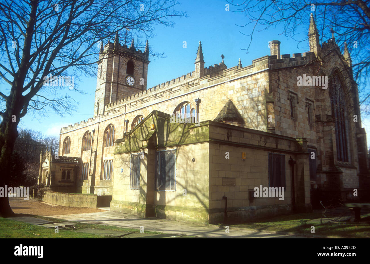 Parish Church of St Peter Burnley Lancashire England Stock Photo - Alamy
