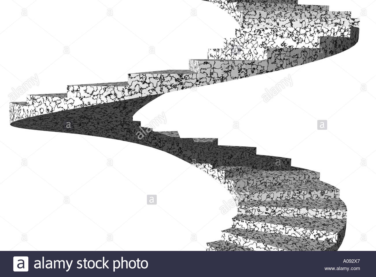 Spiral Staircase Cut Out Stock Images & Pictures - Alamy