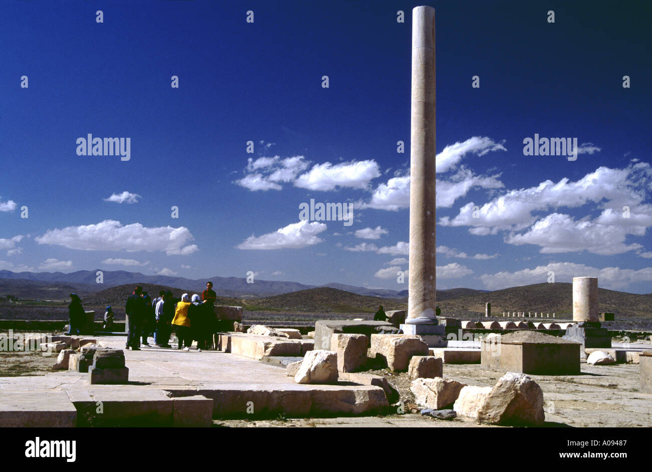 Iran the ruins of Pasargad ancient palace Stock Photo - Alamy